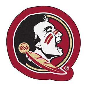 fanmats ncaa florida state university seminoles nylon face mascot rug , approx. 3 ft x 4 ft