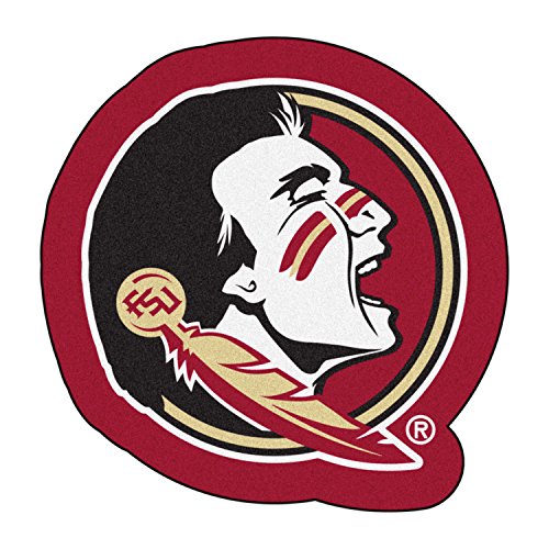 FANMATS NCAA Florida State University Seminoles Nylon Face Mascot Rug , Approx. 3 ft x 4 ft