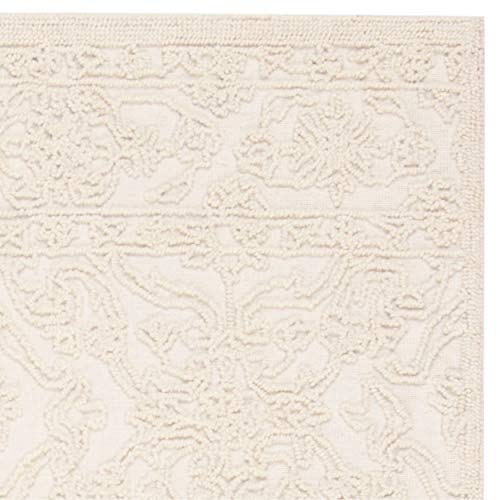 SAFAVIEH Trace Collection 5' x 8' Ivory TRC102C Handmade Premium Wool Area Rug