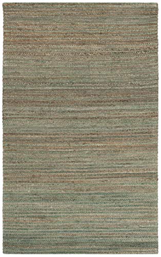 SAFAVIEH Cape Cod Collection 8' x 10' Sage / Natural CAP503B Handmade Braided Hemp Area Rug