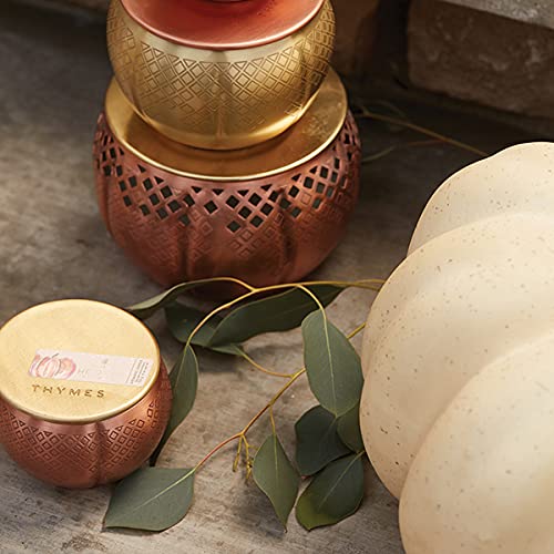 Thymes Heirlum Pumpkin Copper Candle - 4 Oz