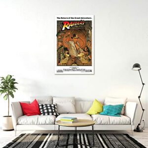 Indiana Jones - Raiders Of The Lost Ark - Movie Poster (1982 Re-Release) (Size: 24" x 36")