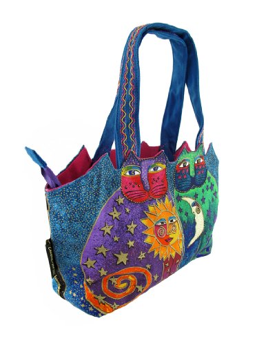 Laurel Burch `Celestial Felines` Medium Tote Purse