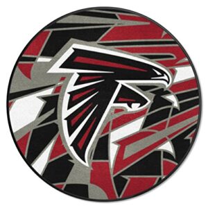 fanmats 23201 atlanta falcons roundel rug – 27in. diameter xfit design