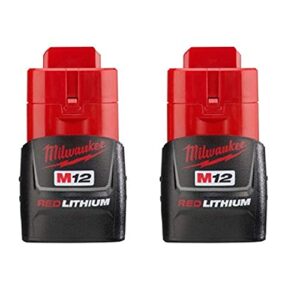 milwaukee 48-11-2411 m12 redlithium 2 pack – cp bat