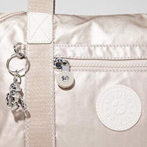 Kipling Art Mini, Silver (Metallic Glow)