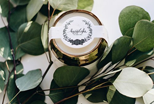 Hyggelight | The Growing Candle. Tired of Tossing Empty Candles? Try Our Less-Waste Solution. 10 oz, 55 hr Burn Time, 100% Soy Wax, Cotton Wick, Handmade Reusable Pot. (Sandalwood + Vanilla, Clara)