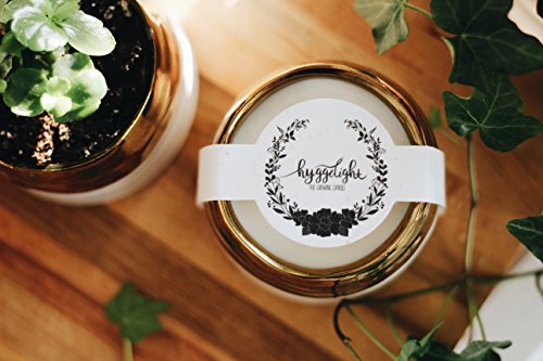 Hyggelight | The Growing Candle. Tired of Tossing Empty Candles? Try Our Less-Waste Solution. 10 oz, 55 hr Burn Time, 100% Soy Wax, Cotton Wick, Handmade Reusable Pot. (Sandalwood + Vanilla, Clara)