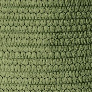 Colonial Mills Boca Raton Braided Polypropylene Moss Green 14"x10" Utility Basket