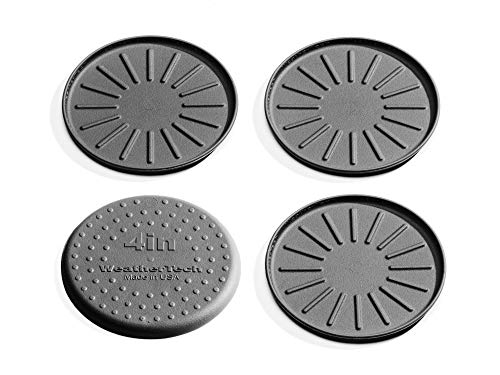 WeatherTech 4" Coasters Black - 8A4CSTBK