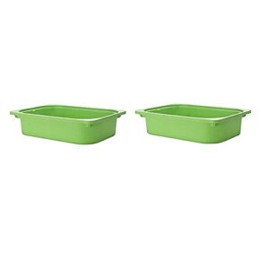 ikea trofast storage box (2, green)