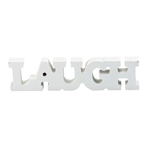 BinaryABC Live Love Laugh Wooden Letters,3Pcs