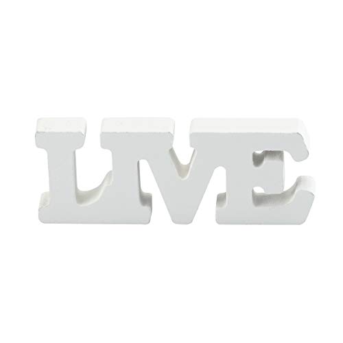 BinaryABC Live Love Laugh Wooden Letters,3Pcs