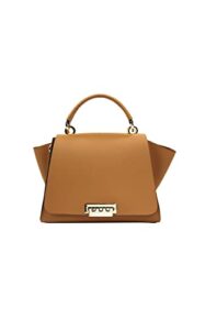 zac zac posen womens eartha iconic backpack convertible top handle bag, camel, one size us