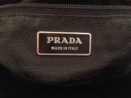 Prada Bandoliera Tessuto Nylon Soft Calf Trim Black Crossbody Bag 1BH046