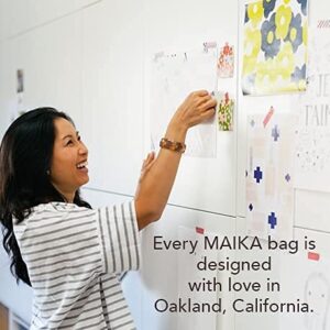 Maika Recycled Canvas City Sling Crossbody Bag, Echo Charcoal