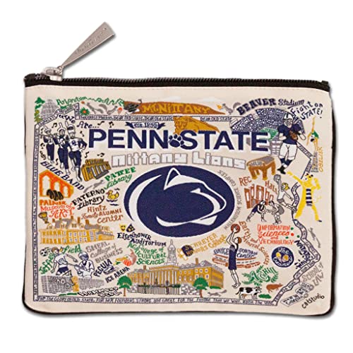 Catstudio Penn State University Collegiate Zipper Pouch Purse | Holds Your Phone, Coins, Pencils, Makeup, Dog Treats, & Tech Tools