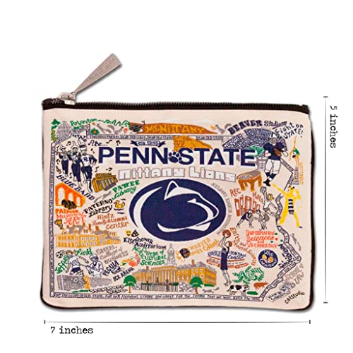 Catstudio Penn State University Collegiate Zipper Pouch Purse | Holds Your Phone, Coins, Pencils, Makeup, Dog Treats, & Tech Tools