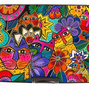 Monarque RFID Secure Armored Wallet, Laurel Burch Collection (Laurel's Garden)