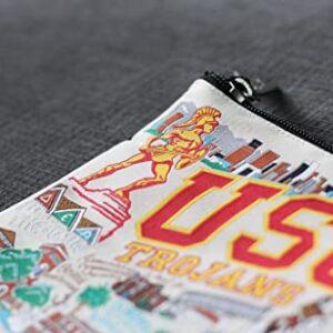 Catstudio University of Southern California (USC) Collegiate Zipper Pouch Purse | Holds Your Phone, Coins, Pencils, Makeup, Dog Treats, & Tech Tools