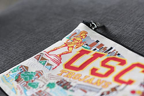 Catstudio University of Southern California (USC) Collegiate Zipper Pouch Purse | Holds Your Phone, Coins, Pencils, Makeup, Dog Treats, & Tech Tools