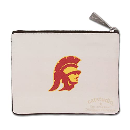 Catstudio University of Southern California (USC) Collegiate Zipper Pouch Purse | Holds Your Phone, Coins, Pencils, Makeup, Dog Treats, & Tech Tools