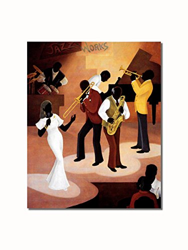 African American Black Jazz Works Night Club Wall Picture 8x10 Art Print