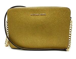 michael kors women’s jet set item crossbody bag (old gold)