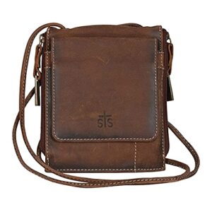 sts ranchwear women’s western leather baroness euro crossbody bag