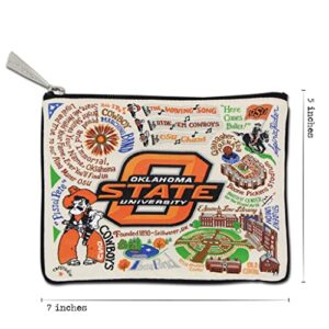 Catstudio Oklahoma State University Collegiate Zipper Pouch Purse | Holds Your Phone, Coins, Pencils, Makeup, Dog Treats, & Tech Tools