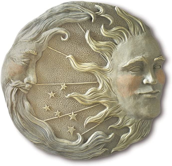 Gifts & Decor Celestial Sun Moon Star Wall Plaque