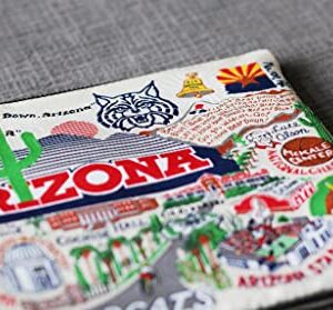 Catstudio University of Arizona Collegiate Zipper Pouch Purse | Holds Your Phone, Coins, Pencils, Makeup, Dog Treats, & Tech Tools