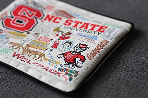 Catstudio North Carolina State University Collegiate Zipper Pouch Purse | Holds Your Phone, Coins, Pencils, Makeup, Dog Treats, & Tech Tools