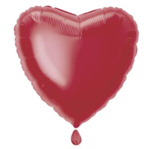 Unique Industries Red Heart Foil Party Balloon-18 1 Pc