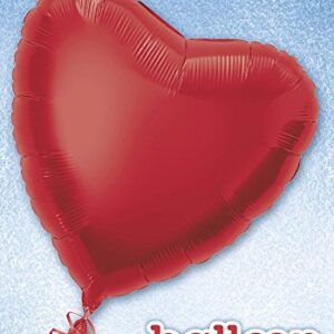 Unique Industries Red Heart Foil Party Balloon-18 1 Pc