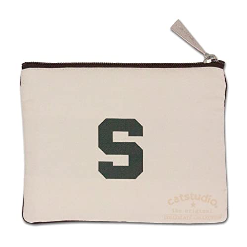 Catstudio Michigan State University Collegiate Zipper Pouch Purse | Holds Your Phone, Coins, Pencils, Makeup, Dog Treats, & Tech Tools