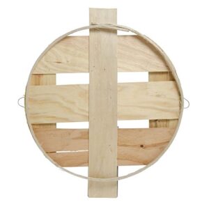 bushel basket lid 18″ natural