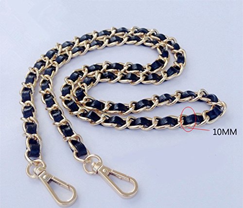 123Arts Chain Strap Iron Replacement Strap Handbag Shoulder Strap Bag Accessories with Drawstring Bag