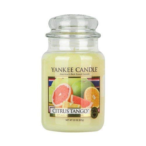 Yankee Candle Citrus Tango Large Jar Candle,Fresh Scent