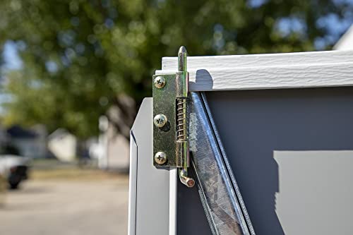 Arrow Shed 4' x 7' Yardsaver Compact Galvanized Steel Storage Shed with Pent Roof