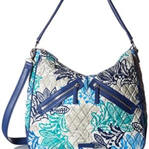 Vera Bradley Women's Cotton Vivian Hobo Satchel Purse, Santiago, One Size