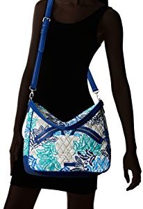 Vera Bradley Women's Cotton Vivian Hobo Satchel Purse, Santiago, One Size