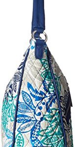 Vera Bradley Women's Cotton Vivian Hobo Satchel Purse, Santiago, One Size