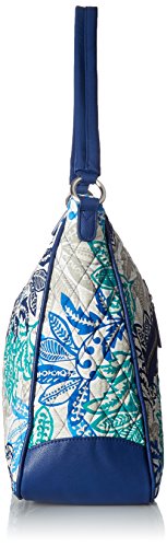 Vera Bradley Women's Cotton Vivian Hobo Satchel Purse, Santiago, One Size