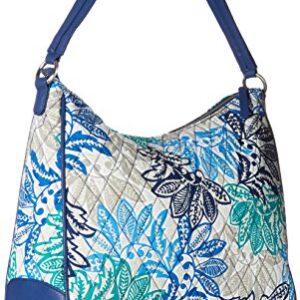 Vera Bradley Women's Cotton Vivian Hobo Satchel Purse, Santiago, One Size