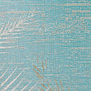 Couristan Monaco Area Rug, 2' x 3'7", Aqua