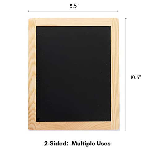 Plaid Double Sided Framed Chalkboard, 8.5"X10.5", 1 Pack