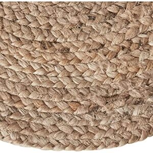 LR Resources Jute LR50135-NAT2030 Natural Rectangle 2 X 3 ft Indoor Area Rug, 2' x 3',