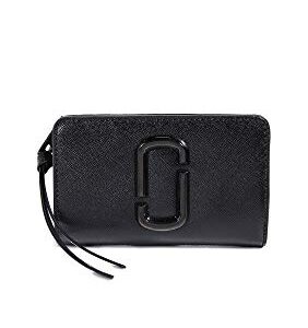 Marc Jacobs Women's Snapshot Compact Wallet, Black, One Size