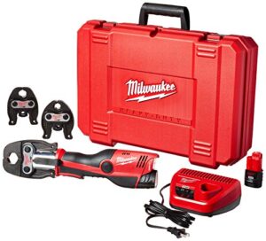 milwaukee 2473-22 m12 force logic press tool 1/2″ – 1″ kit